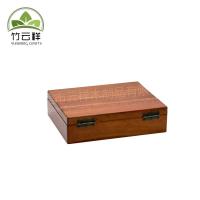 China Red-print Acacia Wooden Homeowner's DIY Tool Kit Toolbox Organizer gift for Father's Day custom home decoration for sale