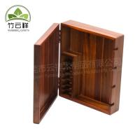 China Red-print Acacia Wooden Homeowner's DIY Tool Kit Toolbox Organizer gift for Father's Day custom home decoration for sale
