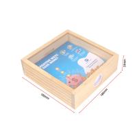 China Natural Creative Wooden Storage Box For Travel Vacation Honeymoon Graduation Trip Adult Kids Piggy Bank Money Saving Box for sale