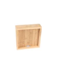 China Natural Creative Wooden Storage Box For Travel Vacation Honeymoon Graduation Trip Adult Kids Piggy Bank Money Saving Box for sale