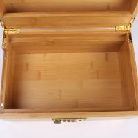 China Premium Durable Portable Two-layer Bamboo Wooden Storage Box With Lock For Packaging Gift Boxes for sale