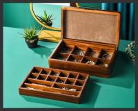 China Women Jewelry Box With Drawers Medium Wooden Storage Boxes With Lids for sale