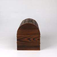 China Vintage Storage Box with Lock Solid Wood Antique  Box Holder with  Lid Retro Decorative  Holder Box for Tea for sale