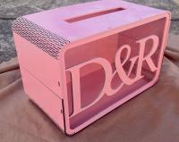 China Custom Made Laser Cut Plywood Wishing Well Box Personalised Name & Date Money Envelope Card Boxes Rustic Wedding Memory Keep for sale