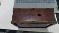 China wooden children coin storage box ,wooden money storage box for sale