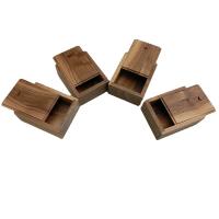 China Household Collectible Walnut Wood Box Customized Logo Antique Walnut Box for sale