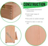 China Customized Art Supplies Box Easel Sketchbox Painting Storage Box, Adjust Wood Tabletop Easel for Drawing & Sketching Student for sale