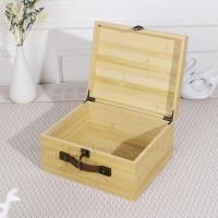 China Solid Bamboo Wood Box Packaging Clear Varnished Gift Custom Jewelry Packaging for sale