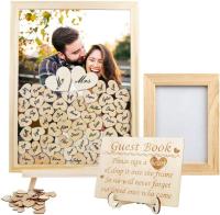 China Personalized Alternative Wedding Guest Book Heart shape Our Guestbook Sign for sale