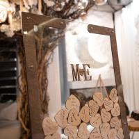 China Personalized Alternative Wedding Guest Book Heart shape Our Guestbook Sign for sale