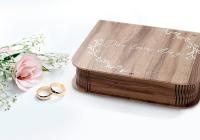 China Customized Keepsake Boxes with Lids | Rustic Wooden Card Box & Storage Box for Wedding Registry Ideas for sale