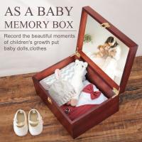 China Customized Larger Wooden Memory Keepsake Boxes With Hinged Lids and a photo frame inside the lid - Wooden Gift Boxes for sale