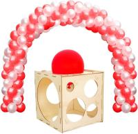 China Collapsible Wood Balloon Sizer Cube Box for Balloon Decorations, Balloon Arches, Balloon Columns for sale