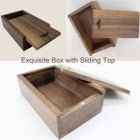 China Wooden Gift Box with Sliding Top, Suitable for Friends/Business Partners/Clients for sale