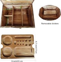 China Premium Large Acacia Storage Box - Quit Smoking Boxes for sale