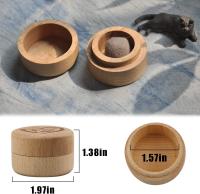 China Dog Memorial Box for Loss Pet Wooden Keepsake Box with Pet Paw Engraving  Hair Case Urn Memorial Gift for sale