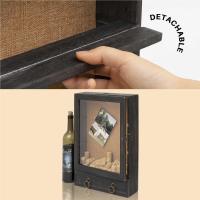 China Wooden transparent cover specimen box dried flower plant preserved flower collection display box photo frame  wood photo frame for sale