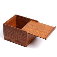 China Wooden Bamboo Square Tissue Paper Holder Tissue Box Napkin Container for sale