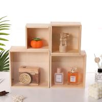 China Unfinished Wood Boxes, Small Wooden Box with Lid, DIY Birthday Party Favor Gift Supplies for sale