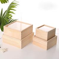 China Unfinished Wood Boxes, Small Wooden Box with Lid, DIY Birthday Party Favor Gift Supplies for sale