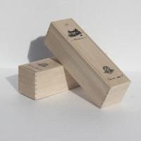 China Single Bottle Craft Wine Bottle Box Wooden Red Wine Box for sale