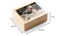 China wooden USB box wooden baby photo box storage box for sale