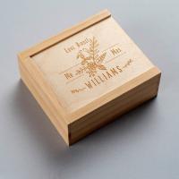 China wooden USB box wooden baby photo box storage box for sale