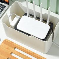 China Router Storage Box with Bamboo Lid Wood Junction Box Wireless Wifi TV Set-Top Box for sale