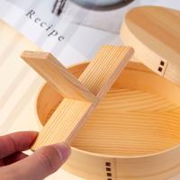 China Japanese Bento Box with Divider Wooden Bento Lunch Box for Picnicking Office Hiking Camping for sale