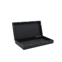 China Factory custom wholesale logo fashion high-grade wooden storage box black gift box for sale