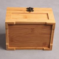 China Independent Locker Double Stash Box Bamboo Jewelry Storage Box With Tray ODM for sale