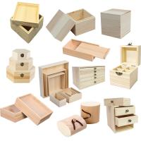 China Wooden Storage Chest with Safety Hinge, Custom Assorted Wooden Boxes Wine Box for sale