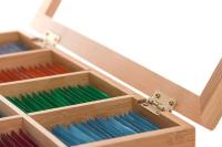 China Customized wooden 8-cell storage box Coffee bag tea bag storage box for sale