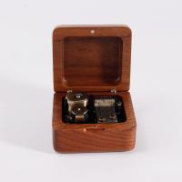 China Black walnut wooden music box Castle in the Sky ornaments crafts gifts gifts wood OEM wooden products custom for sale