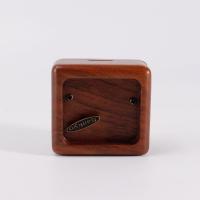 China Black walnut wooden music box Castle in the Sky ornaments crafts gifts gifts wood OEM wooden products custom for sale
