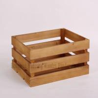 China Mini Multicraft Nature Wooden Crates Storage Container, Farmhouse Style Decorative Baskets for Home Decor for sale