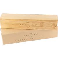 China Wooden medicine box portable box Wooden daily mini portable travel medicine box vitamin storage for sale