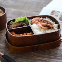China Japanese creative office workers convenient lunch box, wooden sushi box, bento box for sale