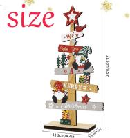 China christmas decorations  Table  Christmas Wooden Table Sign Xmas Tabletop  Gnome tree for sale