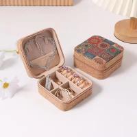 China Cork Travel Jewelry Case, Cork Box Jewelry Organizer for Ring Necklace Earring,  Personalized Gift for Women Mothers Girls for sale