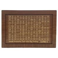 China Wooden Money Box with Saving Targets, Wooden Savings Box Coin Money Savings Box with Counter for sale