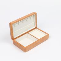 China Durable wooden box jewelry storage box Ring  Packaging Custom logo for sale