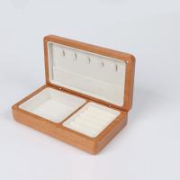 China Durable wooden box jewelry storage box Ring  Packaging Custom logo for sale