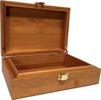 China Acacia Wood Recipe Box with Divider Tabs Bamboo Kitchen Storage with Love Style for Home Halloween Graduation Easter Gift Box for sale