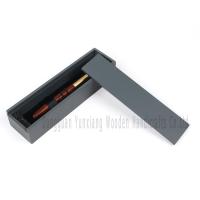 China Empty Wooden Pen Presentation Boxes, Wooden Pen Case with Black Decor, Gift Collection Case for Christmas Thanksgiving Birthday for sale