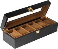 China Premium Wooden 6 Slots Watch Box for Men Elegant Solid Wood Design. Perfect for Watch Storage and Display for sale