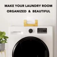 China Bamboo Dryer Sheets Storage Box. Organize Your Laundry Softener Sheets. Stylish Container for sale