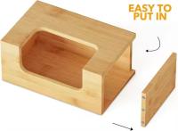 China Bamboo Dryer Sheets Storage Box. Organize Your Laundry Softener Sheets. Stylish Container for sale