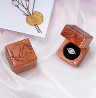 China Handmade Wooden Wedding & Engagement Ring Box. Customizable Premium Quality for Your Special Day. for sale