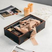 China Wooden Memory Keepsake Boxes With Personalize Acrylic Lid - Wedding Bridal Party Gift Box- Birthday & Holiday Gift for sale